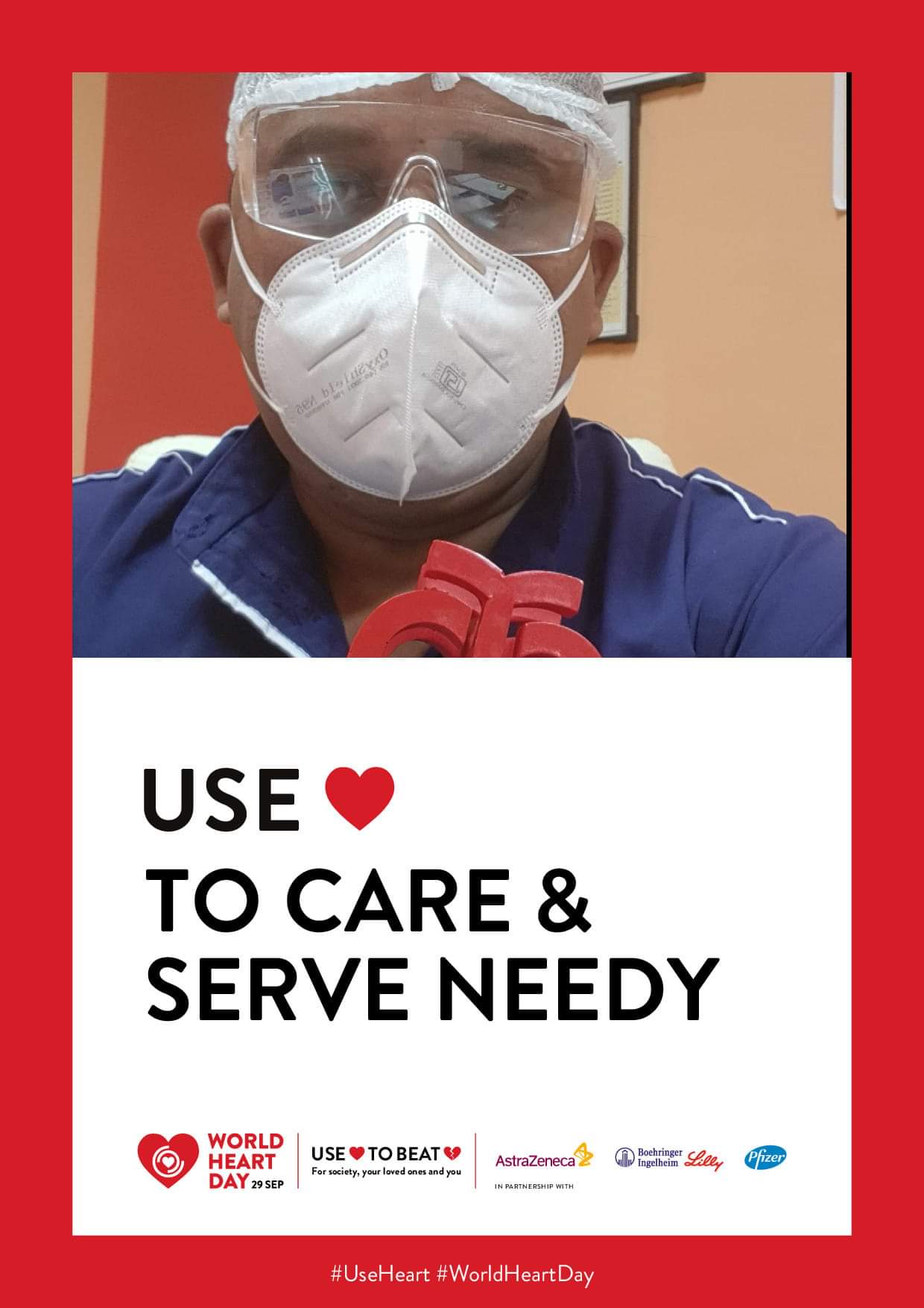 I used ♥️ to take care of needy and at risk people - World Heart Day