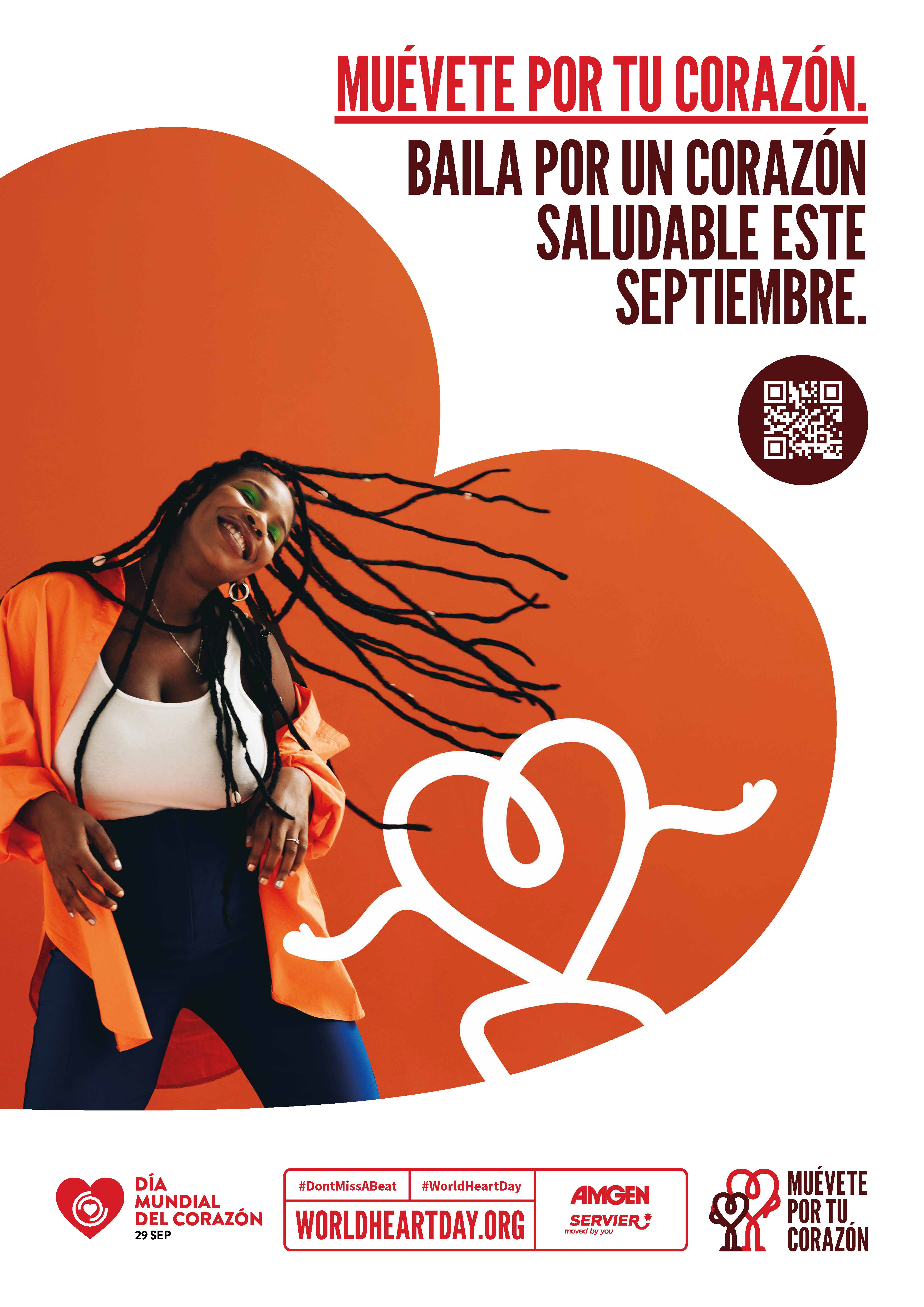 Día Mundial del Corazón - No te pierdas ni un latido Cartel 3 - Español ...