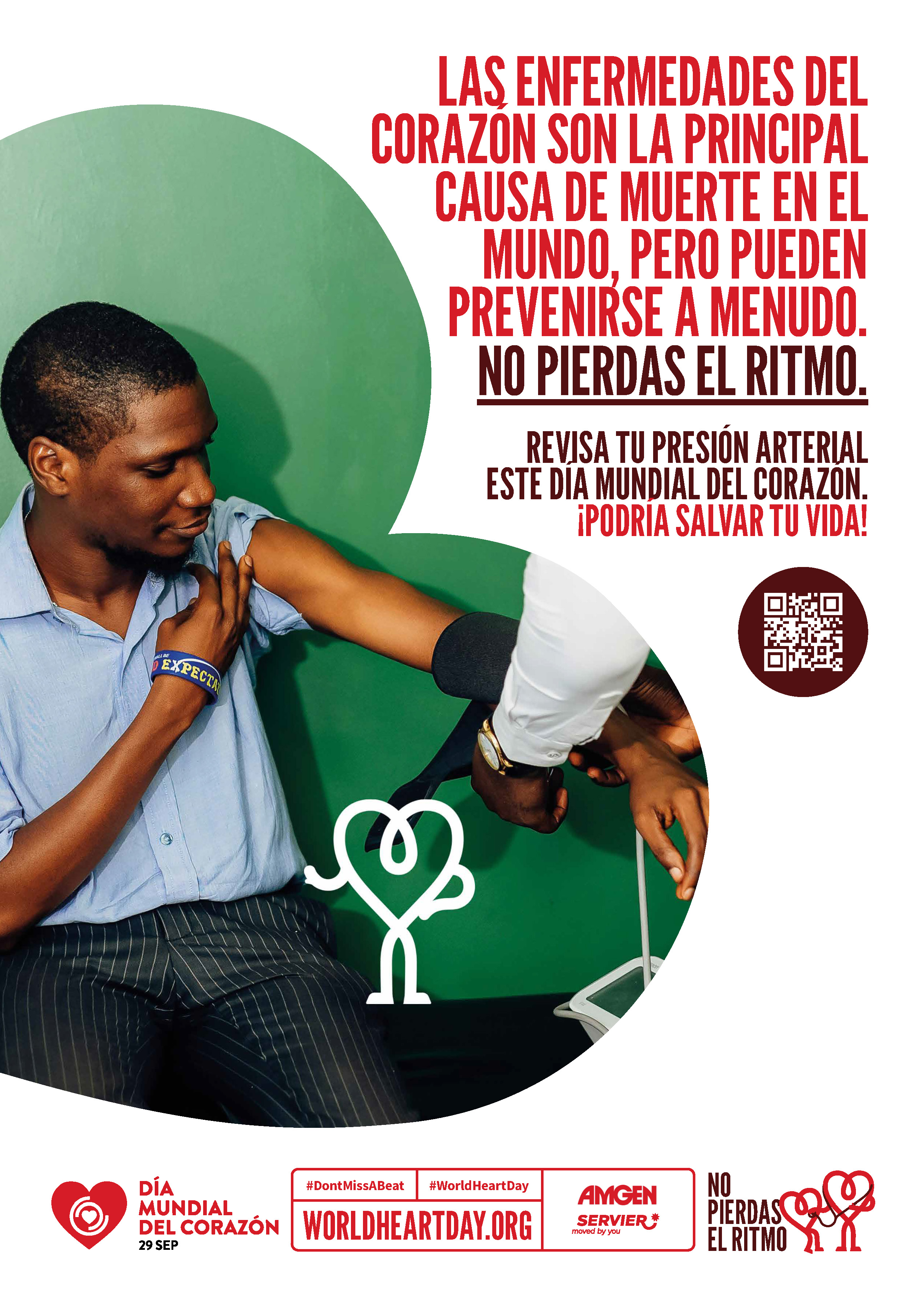 World Heart Day – Heart Health Check Poster 5 – Spanish (Latin American ...