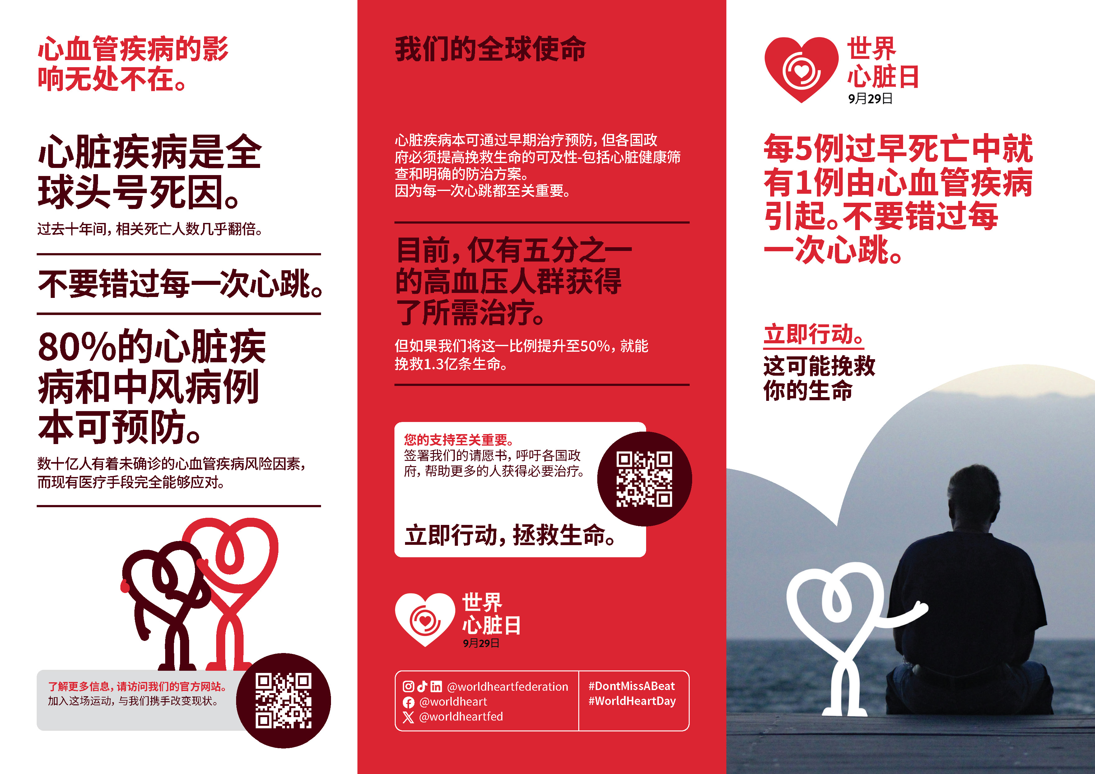WHD Leaflet - Chinese - World Heart Federation